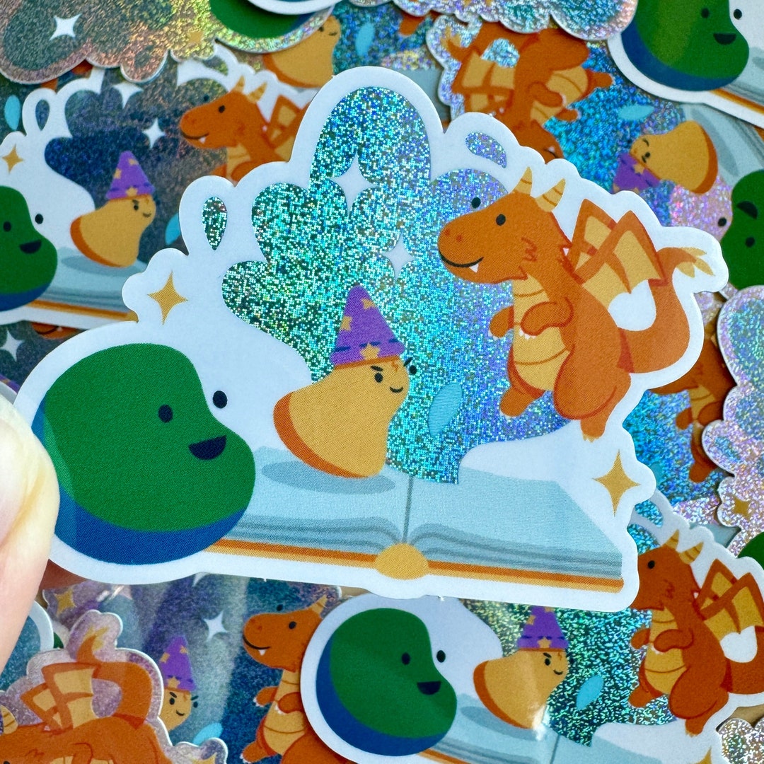 Storytelling is Magical 2 Inch Sticker / Laptop Decal | Glossy Sparkly ...