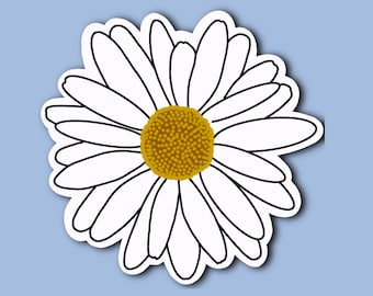 Daisy Sticker | Etsy