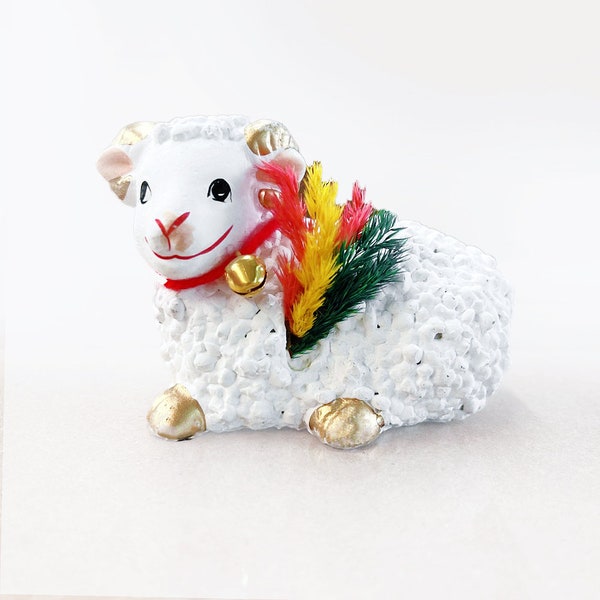 Porcelain Lamb Figurine - Etsy