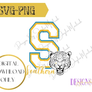 Southern University SVG, Southern University, Southern Jaguars SVG ...