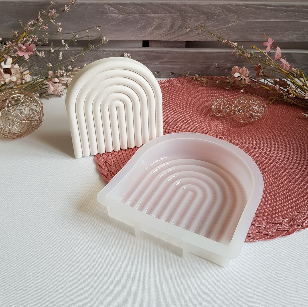 Silicone Mold Large Rainbow Deco Rainbow Mold Diy Concrete - Etsy