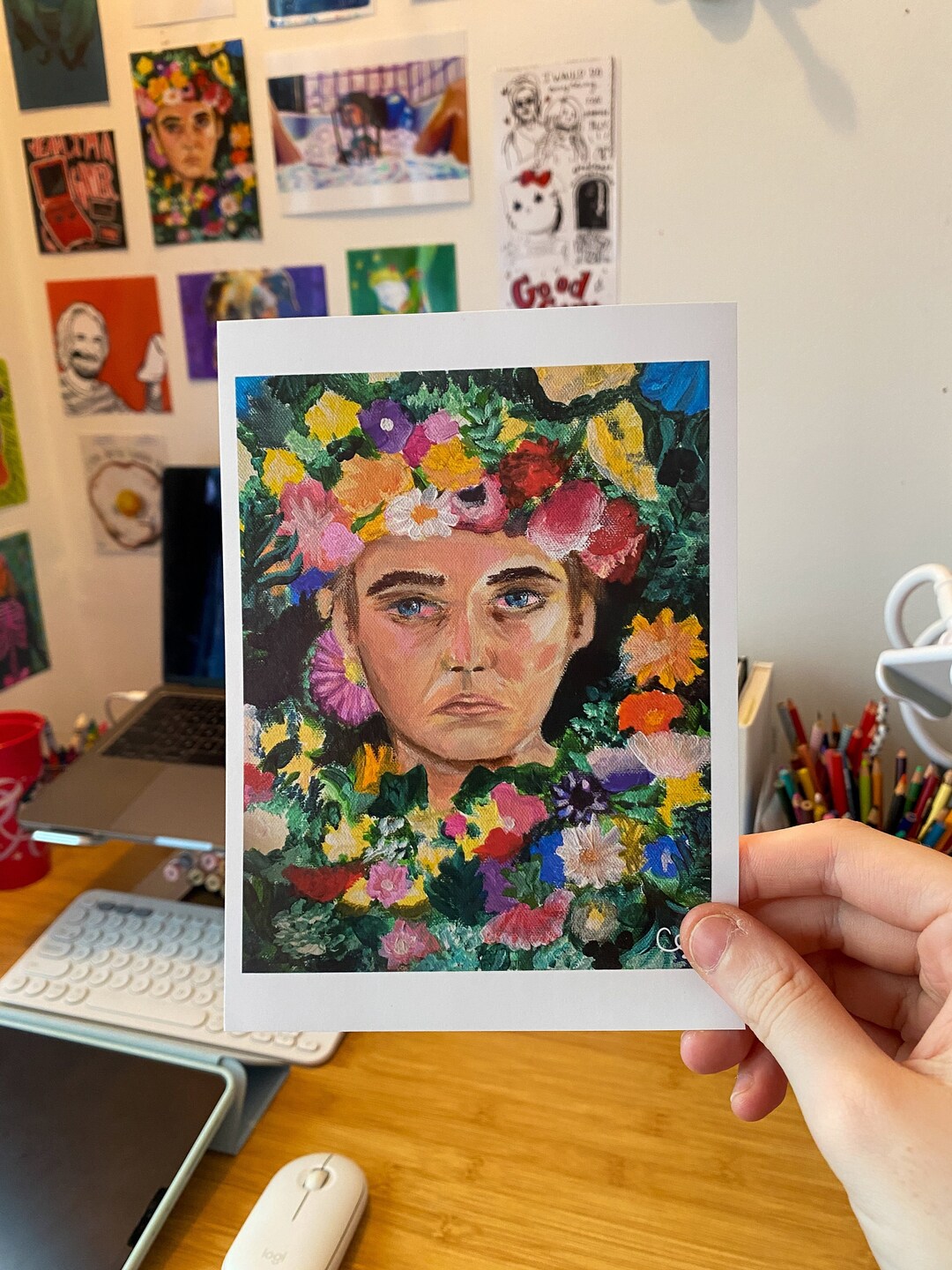 May Queen From Midsommar Original Artwork Physical Art Print (florence ...