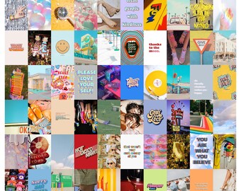 Boujee Light Pink Aesthetic Wall Collage Kit digital Download 70pcs ...