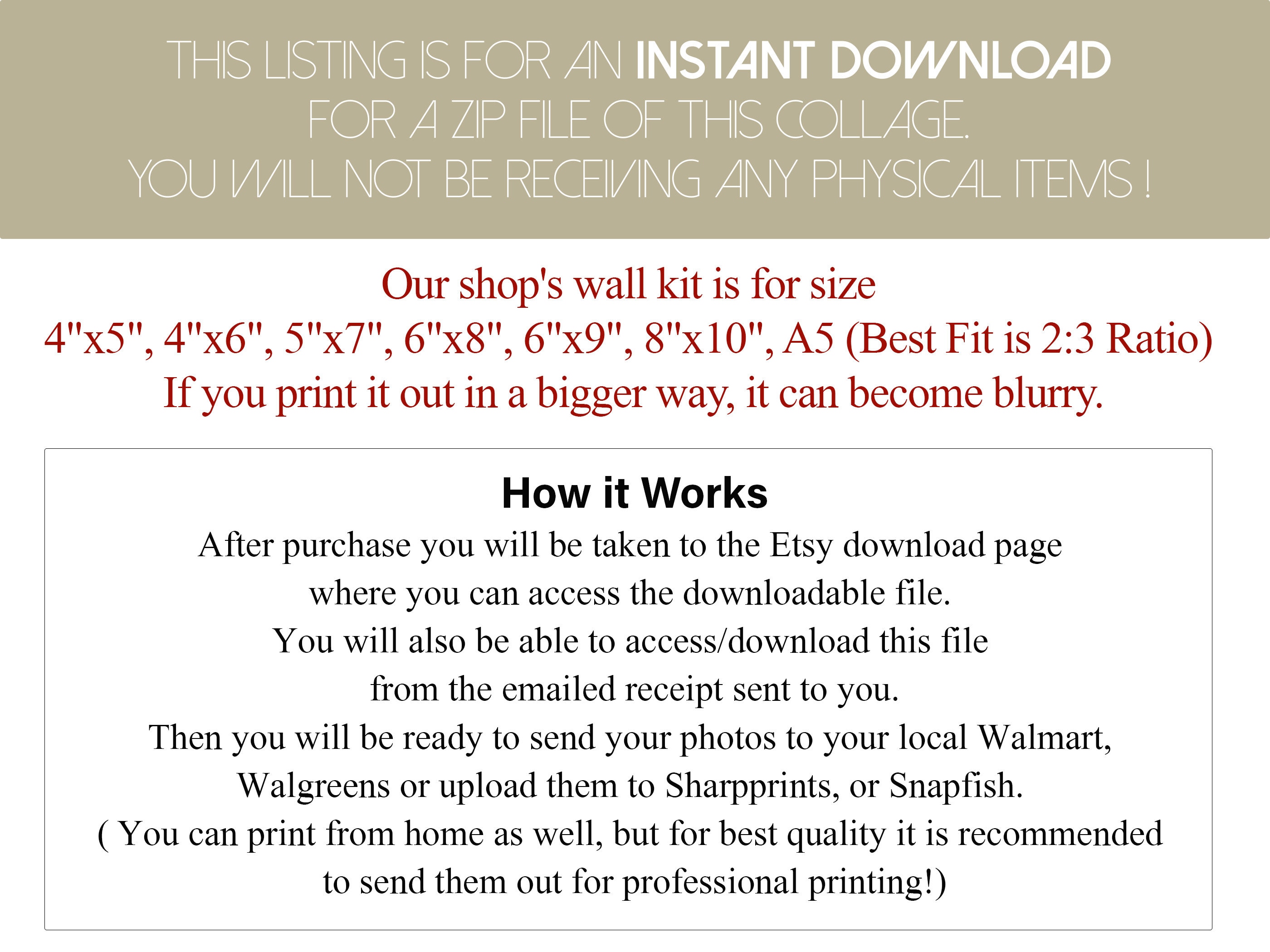 Boujee Peach Boho Aesthetic Collage Wall Kit Digital | Etsy