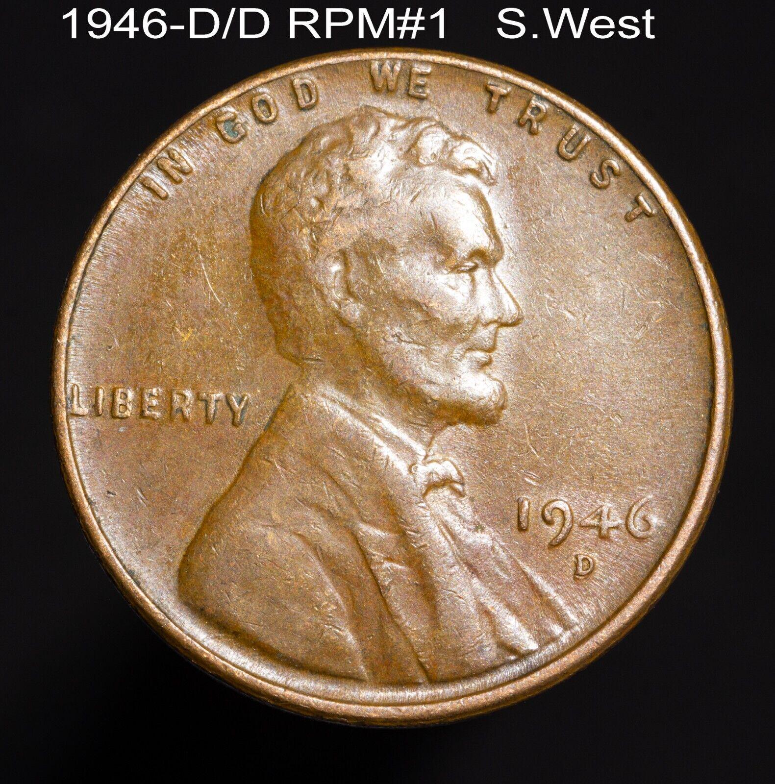 Error Coin: 1946D/D Lincoln Wheat Cent RPM Repunched Mint Mark - Etsy