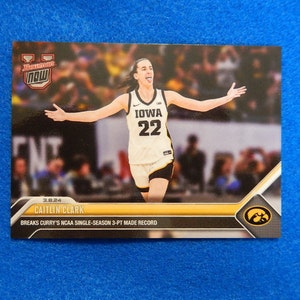 Caitlin Clark Iowa Rookie Bowman Now Basketball Card #63 RC, Near Mint ...