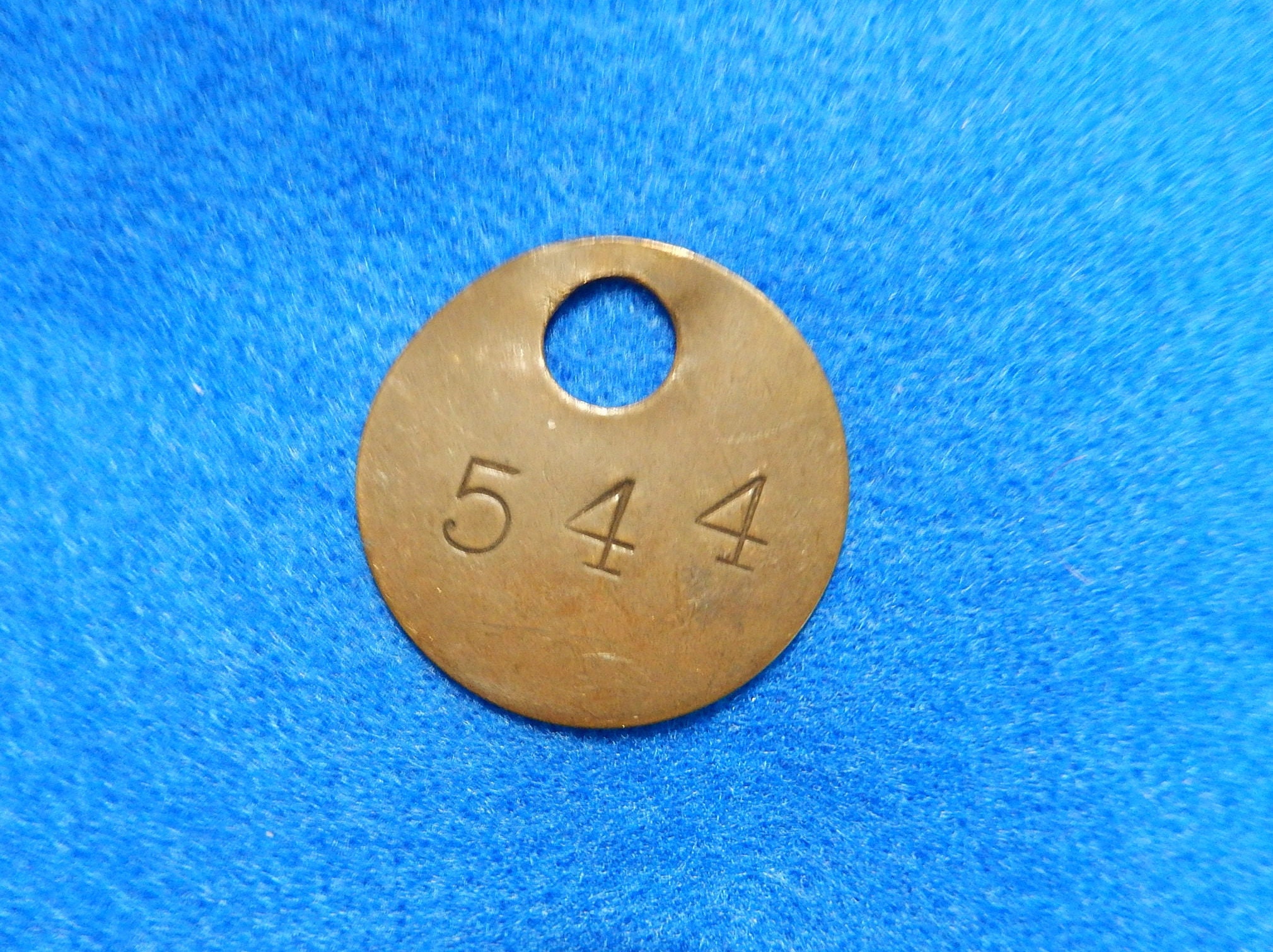 Brass Coal Mine Tag Vintage Antique 544, 1-3/8 Diameter - Etsy