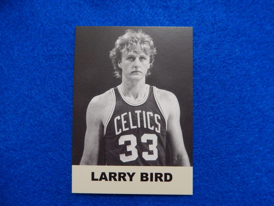 LARRY BIRD Original 1988 Promo Basketball Card #12 by Baseball Card ...
