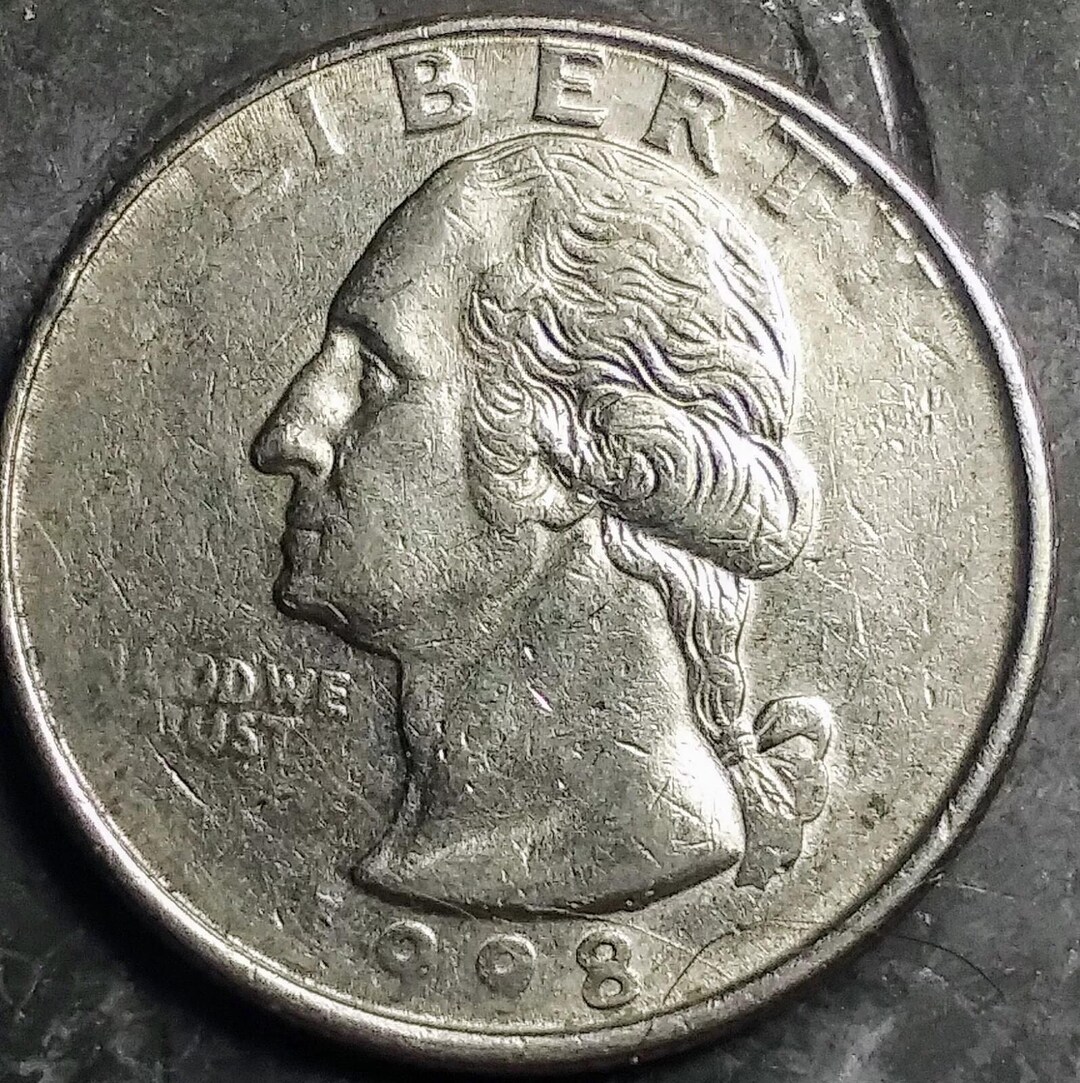 ERROR Coin: 1998-P Washington Quarter Missing/weak Letters -struck ...