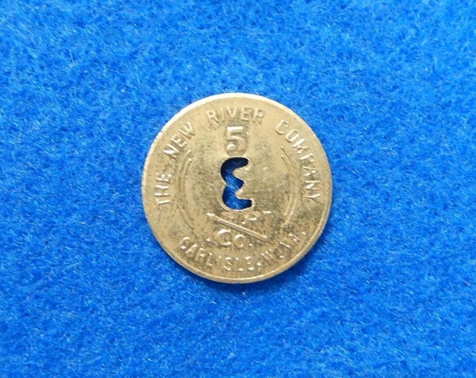Coal Scrip Token: the New River Coal Co., Carlisle, West Virginia ...