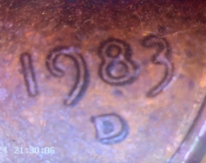 ERROR Coin: 1983-D Lincoln Penny/cent D/D RPM Repunched Mint Mark - Etsy