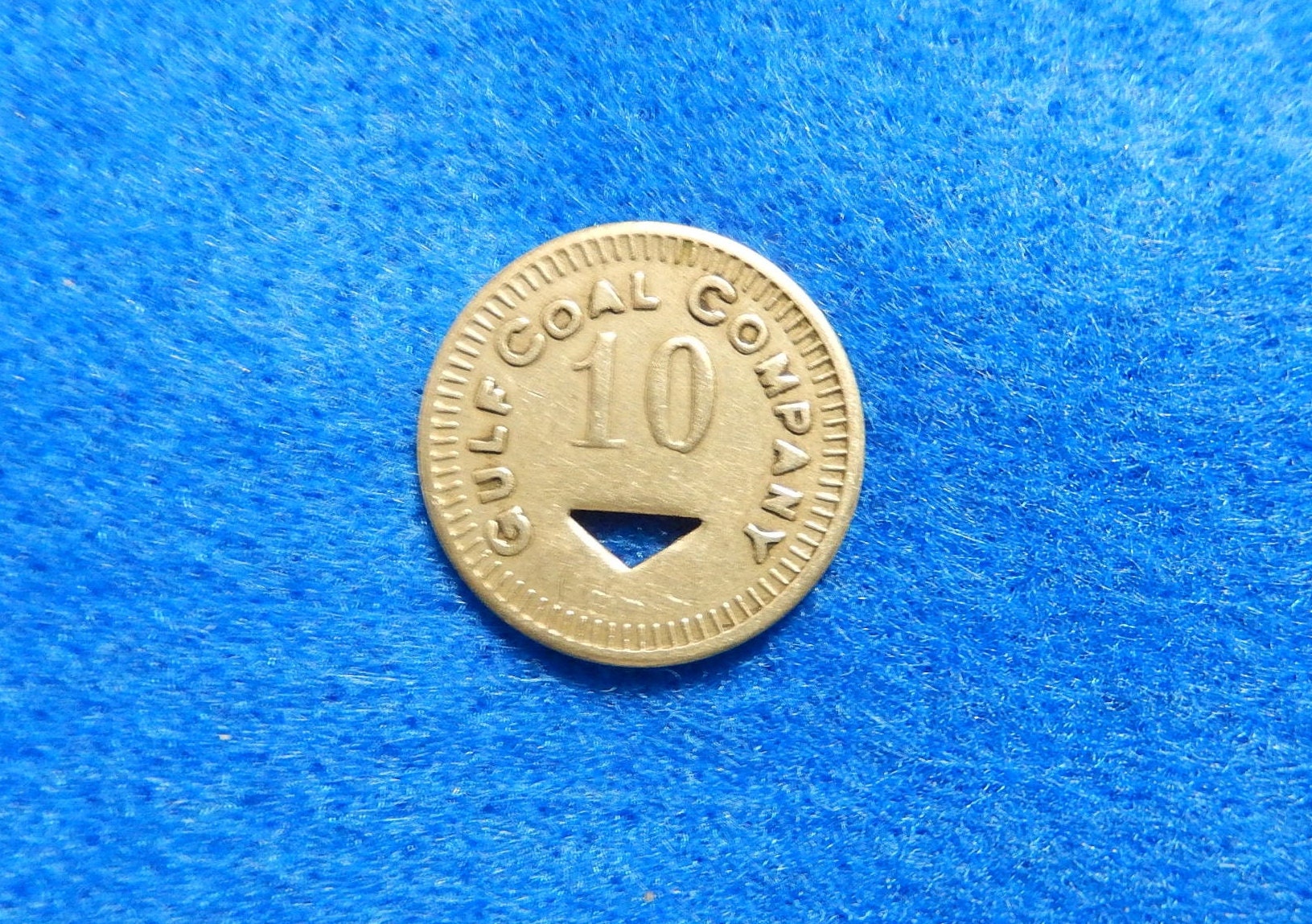 Coal Scrip Token Gulf Coal Co., Hot Coal West Virginia, Raleigh Co., 10 ...