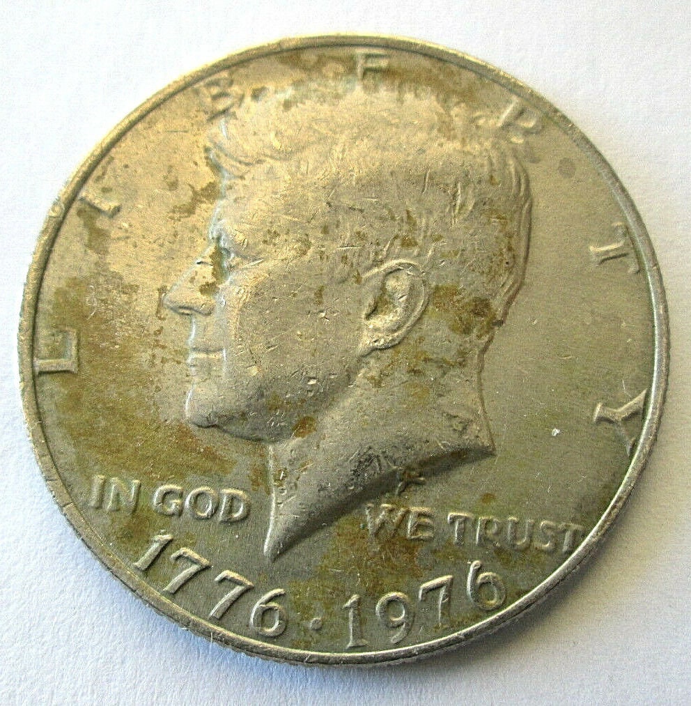 Error Coin: 1976 Bicentennial Kennedy Half Dollar, Missing/extremely ...