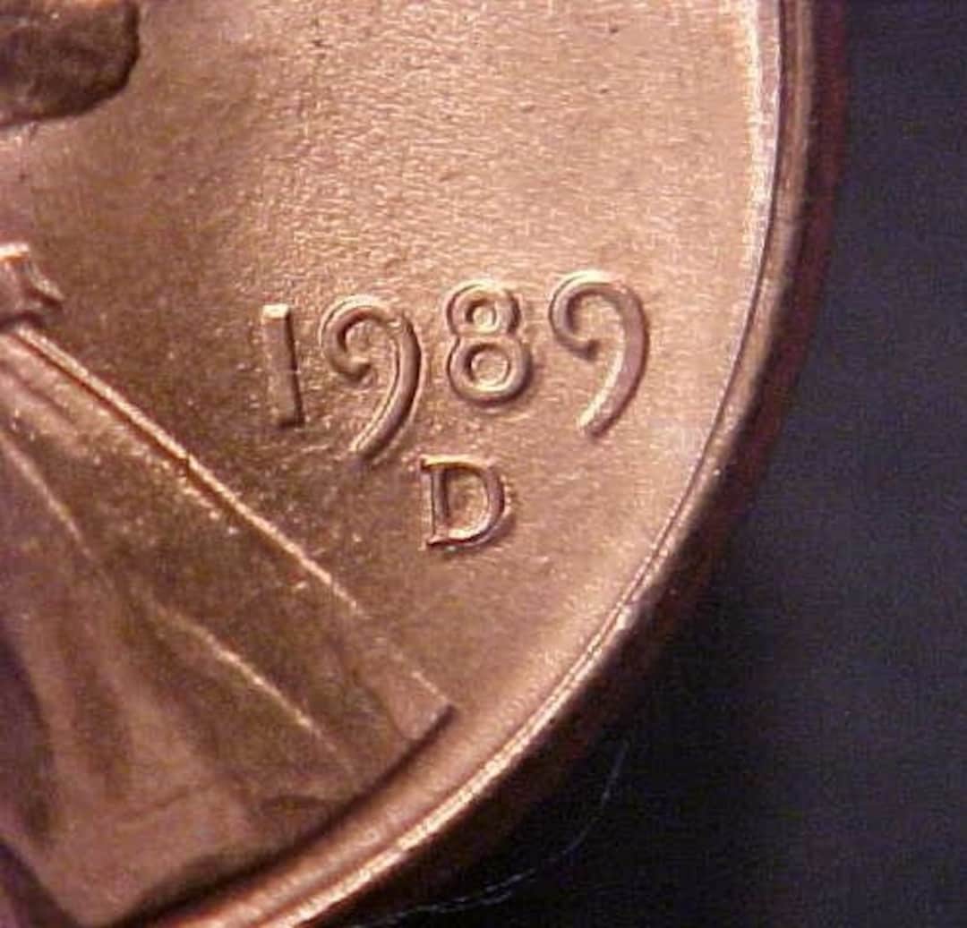 ERROR Coin: 1989-D/D Lincoln Penny/cent RPM Repunched Mint Mark ...