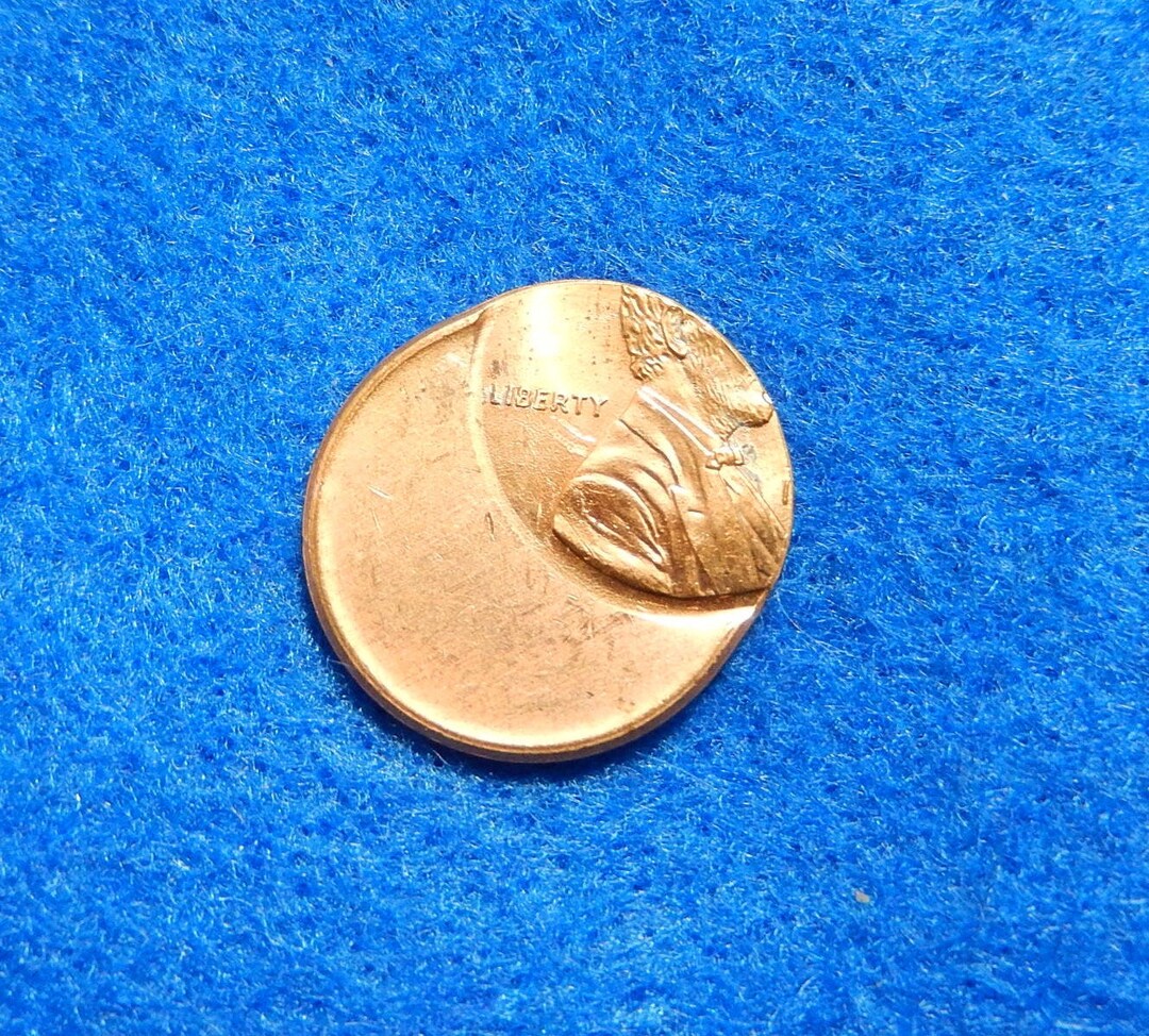 Error Coin: off Center Lincoln Penny/cent, Uncirculated U.S. Mint Error ...