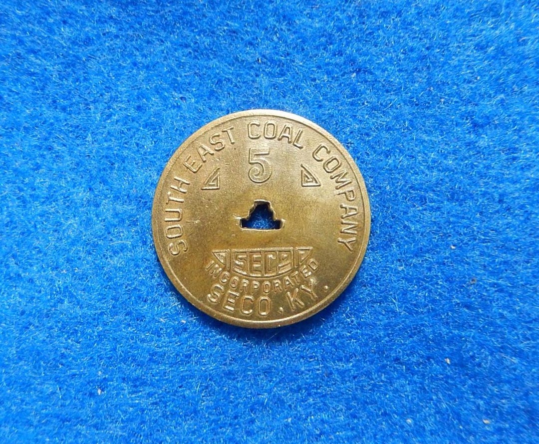 Coal Scrip Token: South East Coal Co., SECO, Kentucky - Five Cents ...
