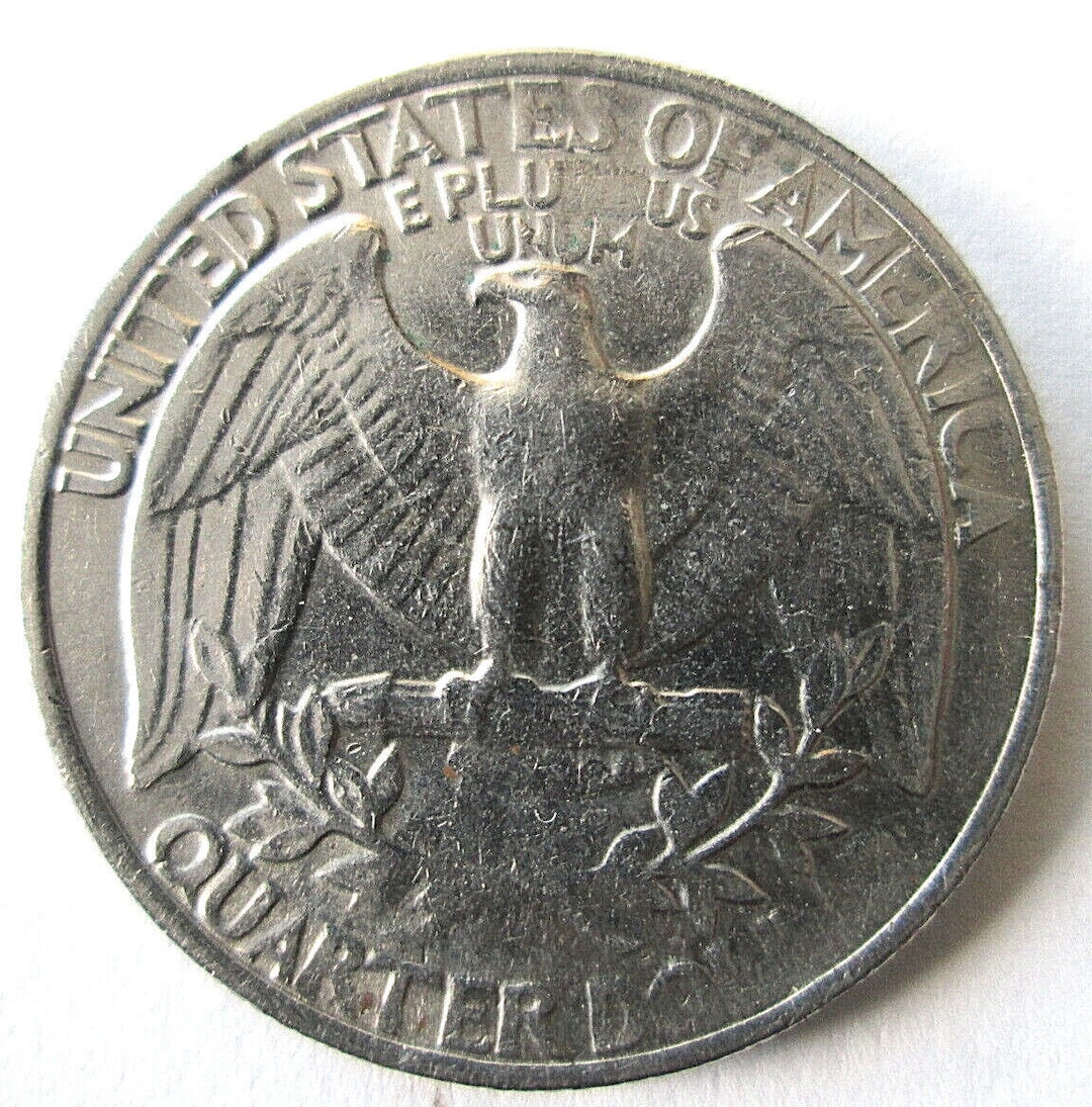 ERROR Coin: 1985-P Washington Quarter Struck Through Grease Error ...