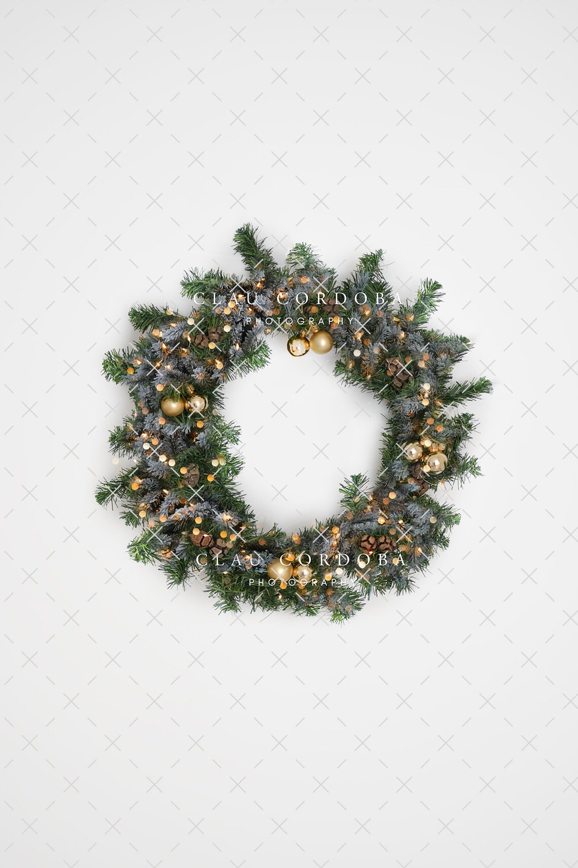 2 Digital Backdrop Background Christmas Wreath- Christmas Family ...