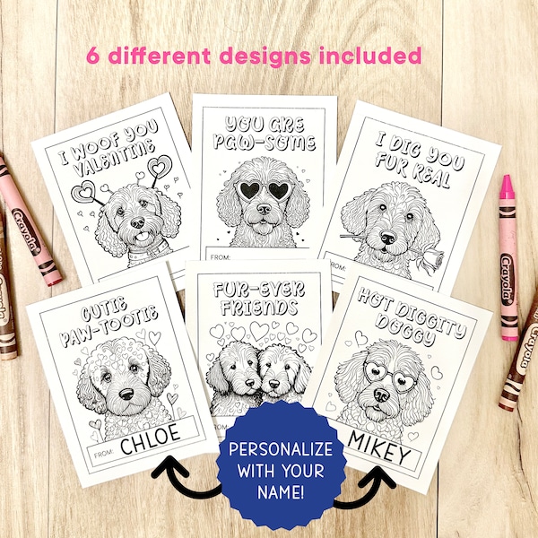 Dog Valentine Card - Etsy