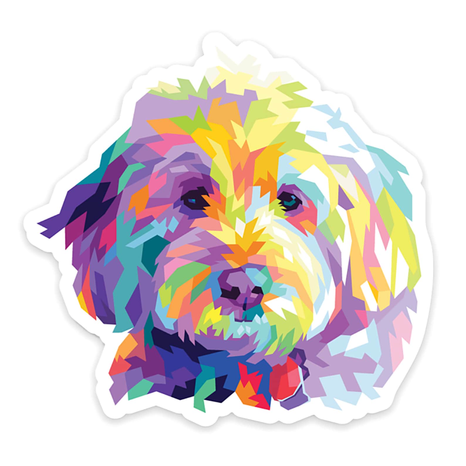 Goldendoodle Keyboard Sticker 2 In. Labradoodle Sticker - Etsy