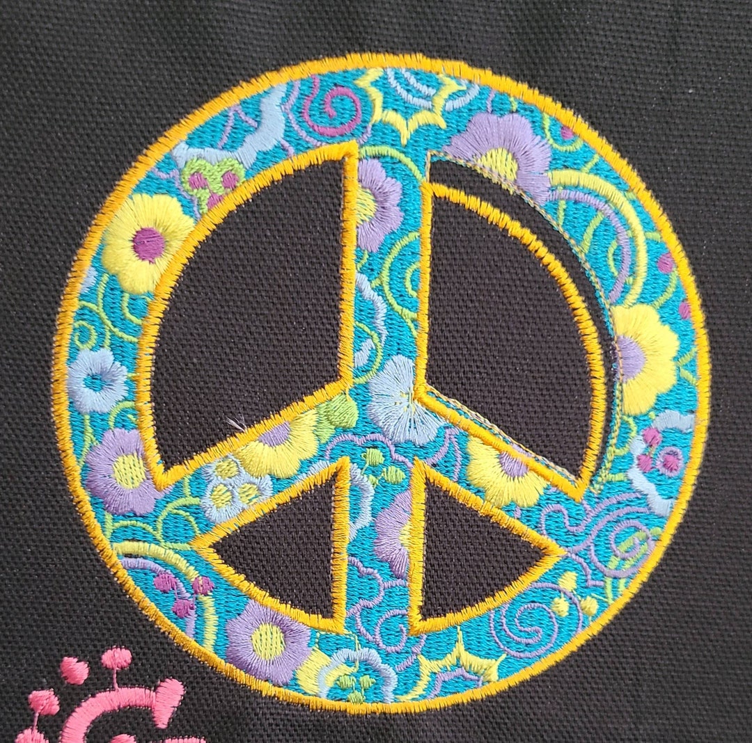 Groovy Peace Sign - Etsy