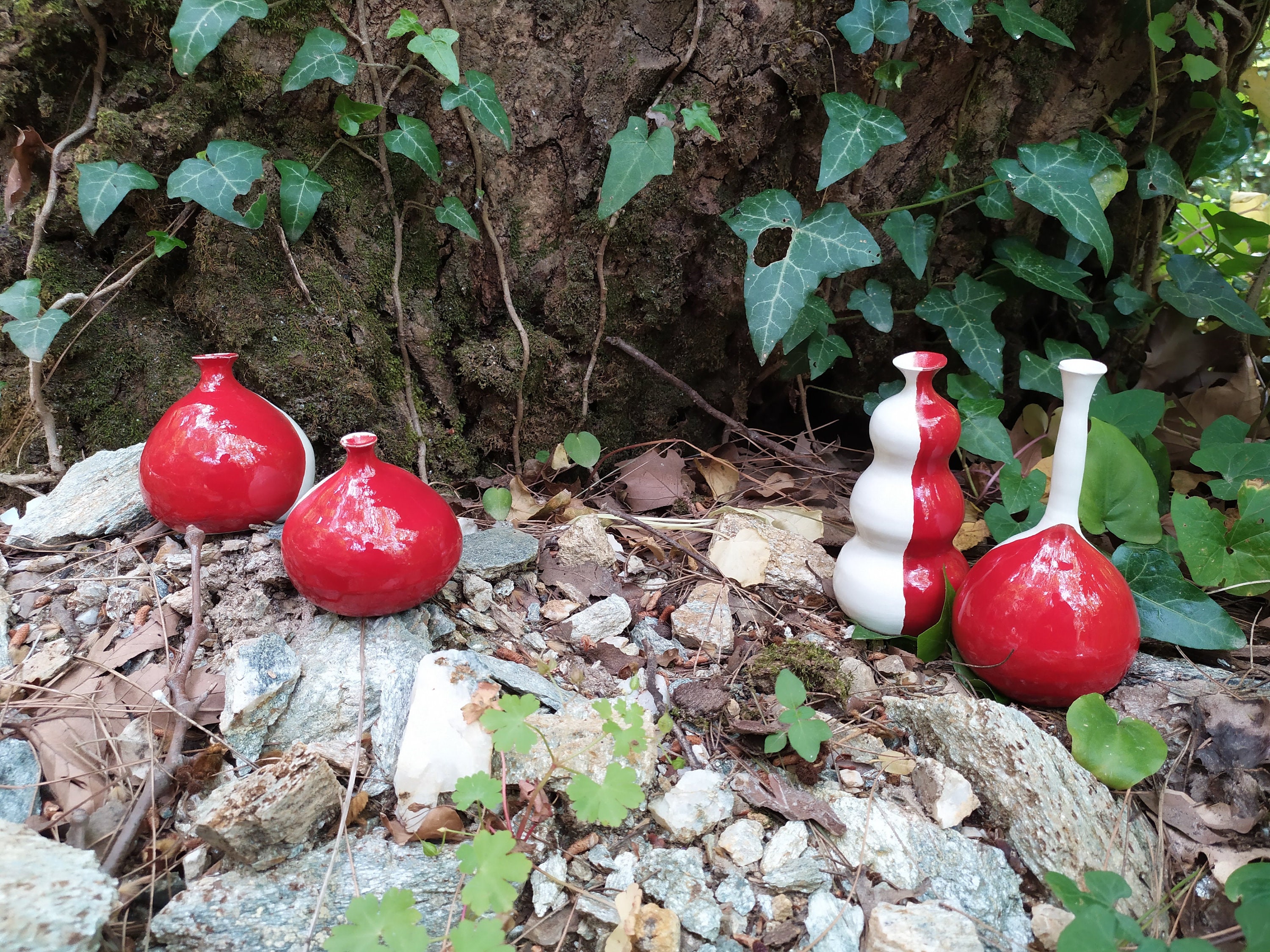 Decorative Ceramic Bottles Set of 2 or 3 Modern Ornament for decoration ...