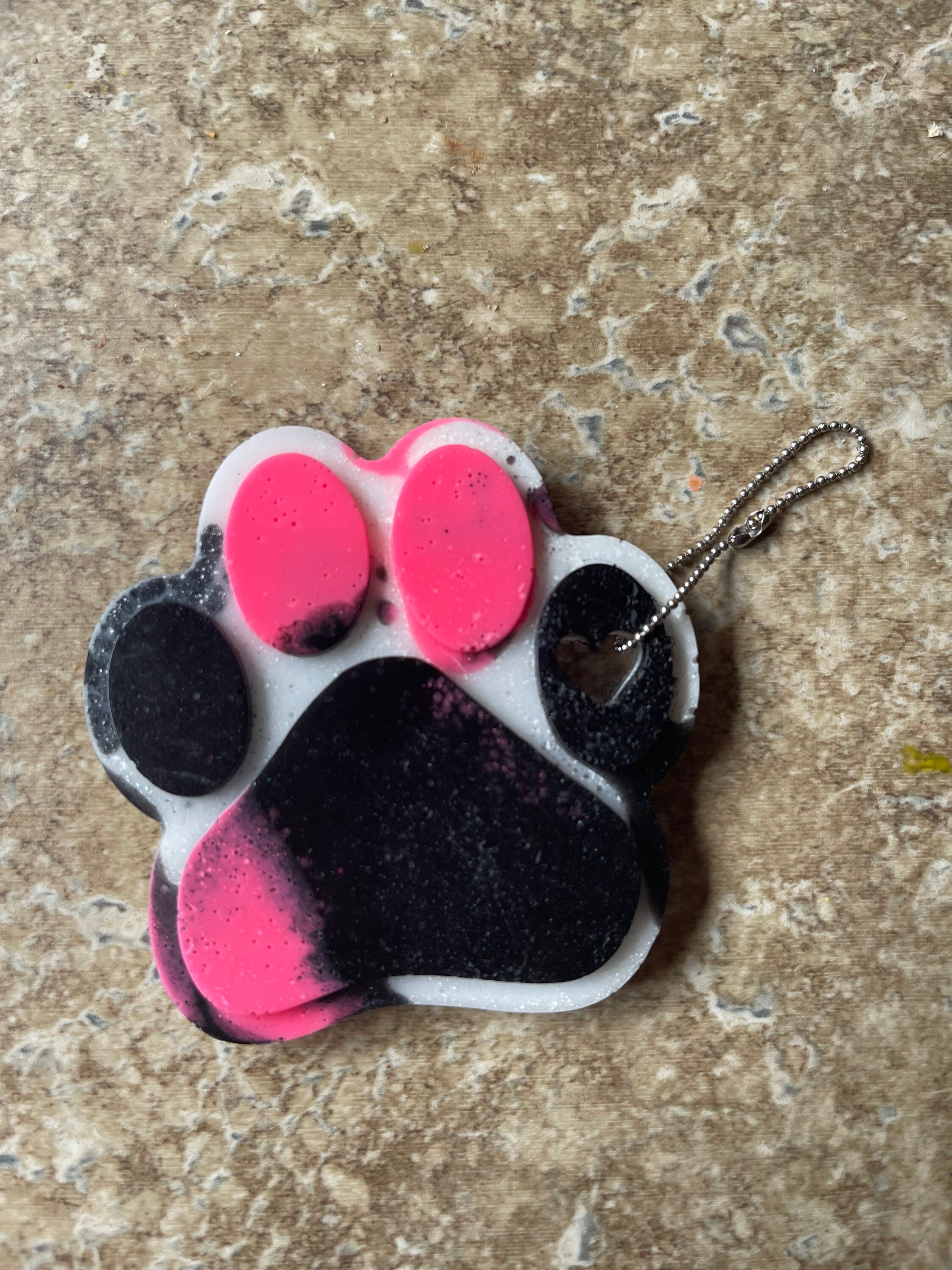 Paw Keychain Charm | Etsy