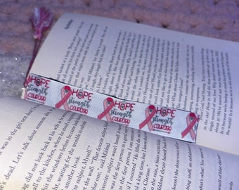 Breast Cancer Bookmark - Etsy