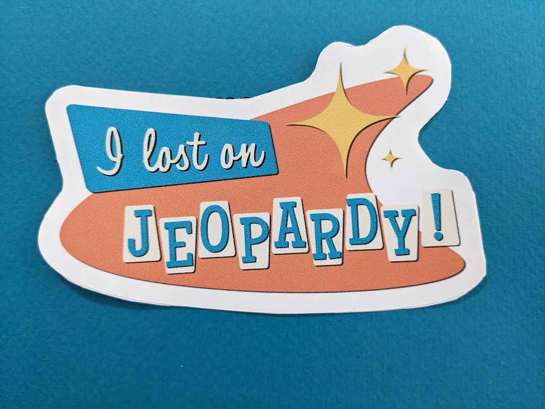 Jeopardy Sticker i Lost on Jeopardy - Etsy