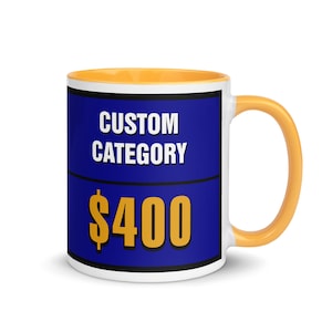 Personalized Jeopardy Mug Unique Coffee Cup Gift - Etsy