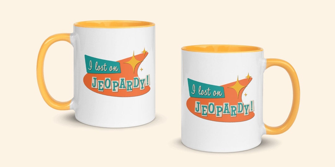 I Lost on Jeopardy Retro Mug Mid-century Modern 50s - Etsy
