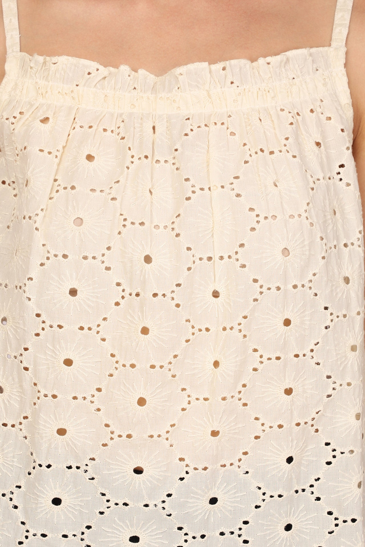 White Eyelet Tank Top; Tank Top; Embroidered Eyelet Top; White Top ...