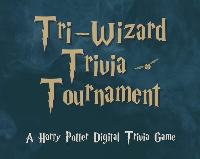 Printable HP Wizard Party Games & Quizzes - Etsy
