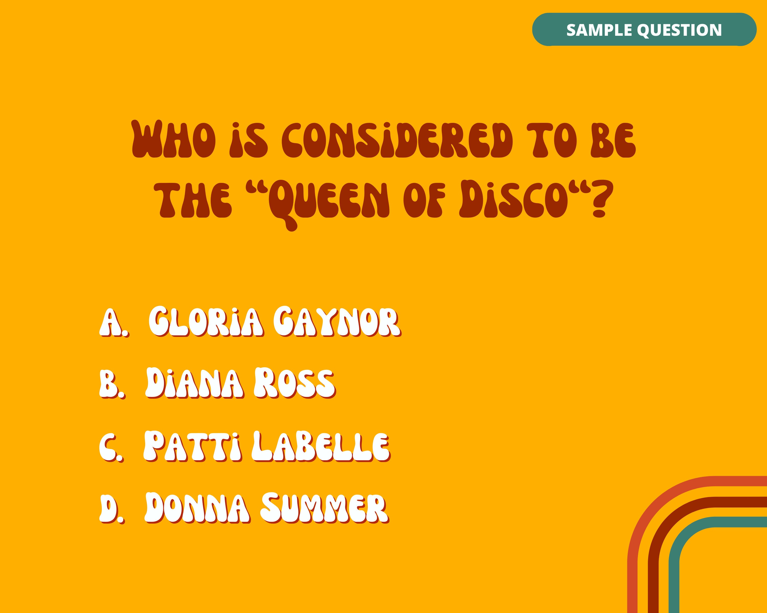 GROOVY 70'S TRIVIA Digital Game 7 Rounds & 70 Questions Perfect for ...