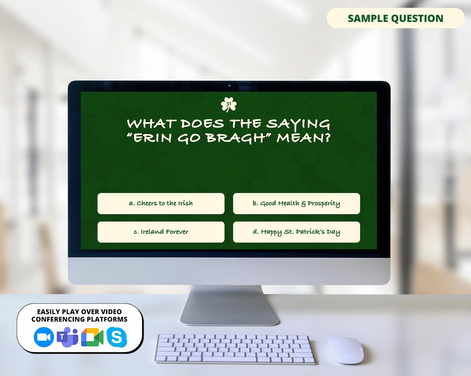 ST. PATRICK'S DAY Digital Trivia Game | Instant Download | 4 Rounds ...