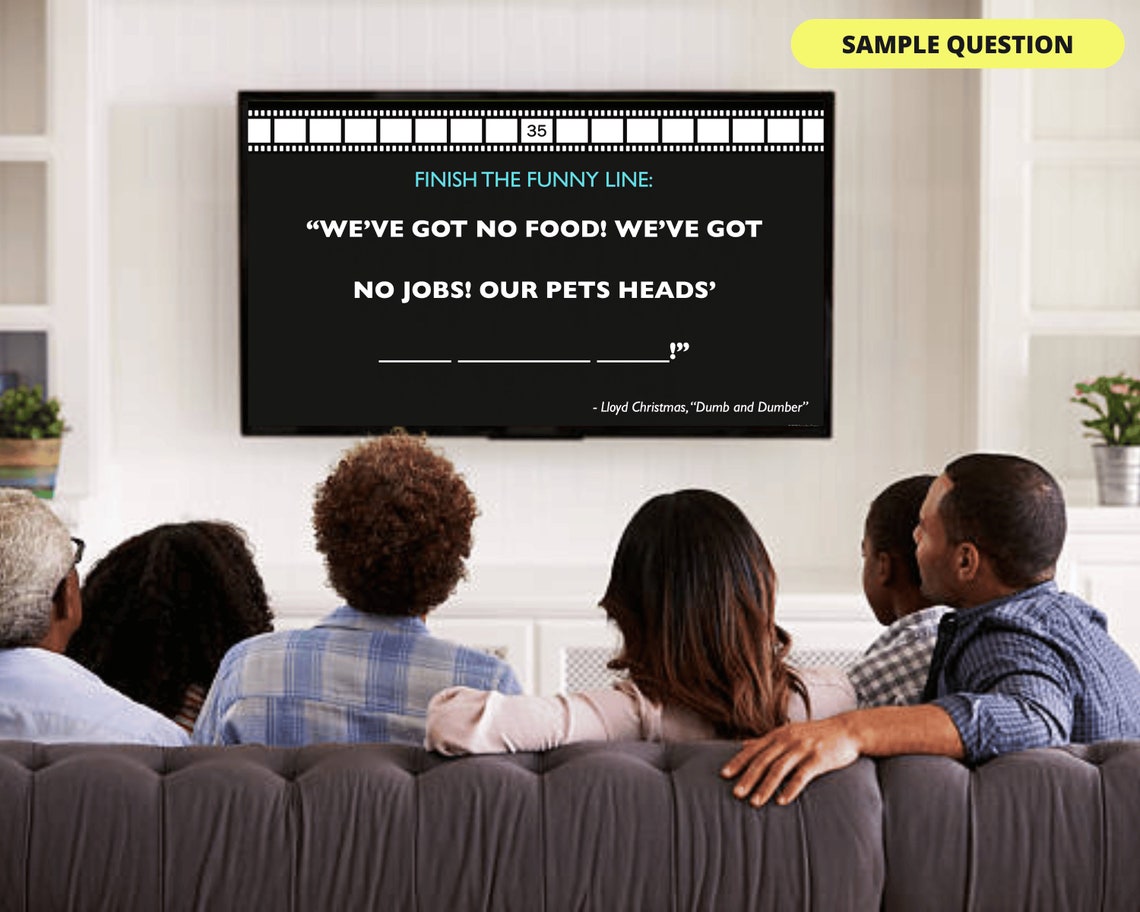 Comedy Movie Trivia Game: 80 Questions, Powerpoint (digital Download ...