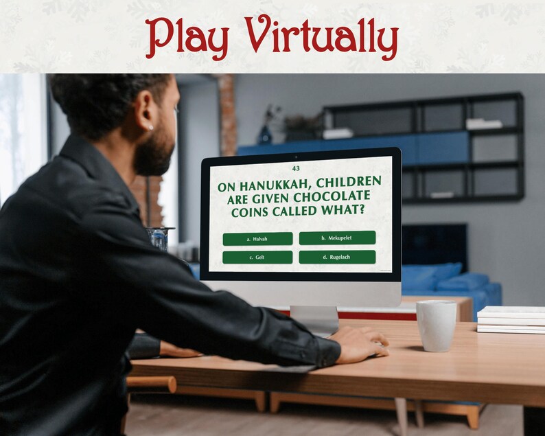 HOLIDAY TRIVIA Digital Game | 6 Rounds & 60 Questions | Christmas Party ...