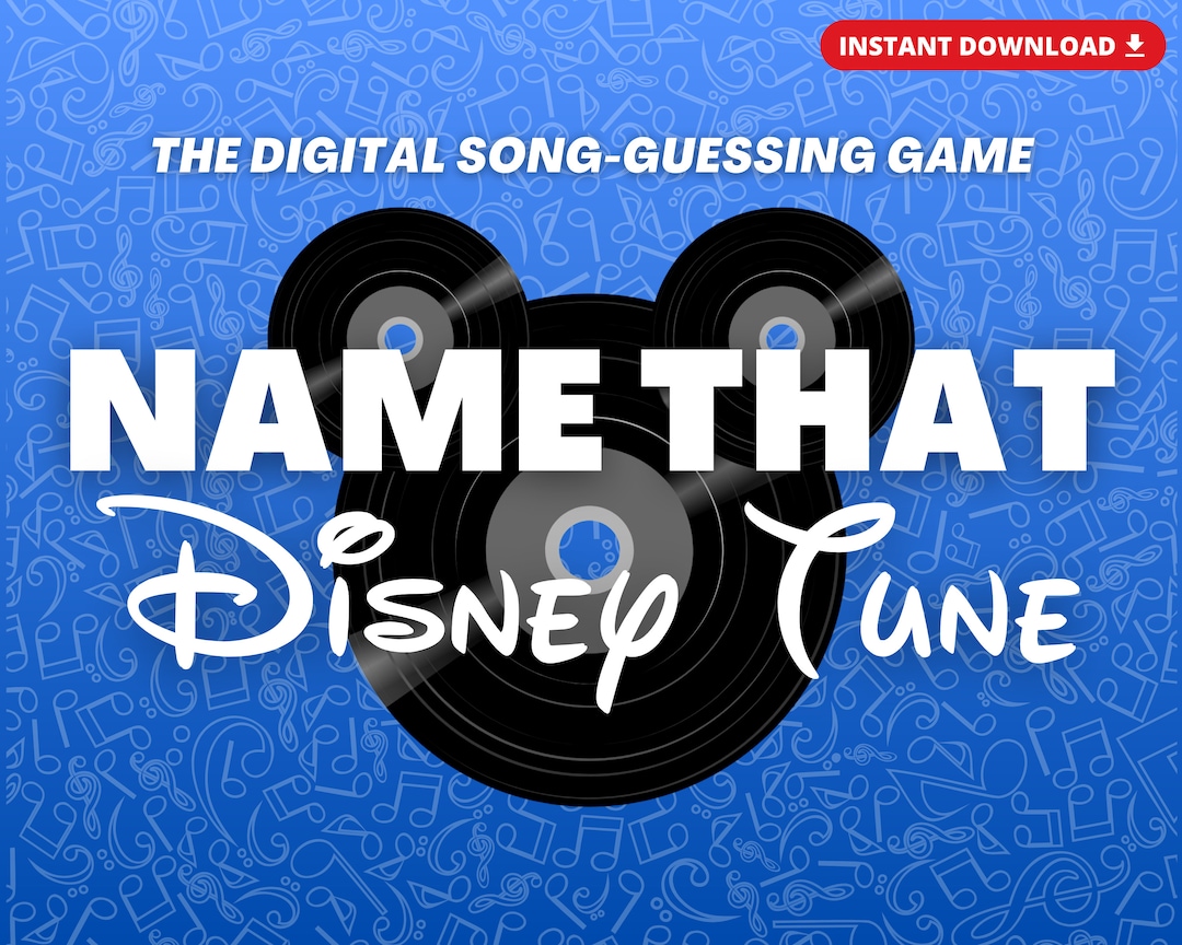 NAME THAT TUNE Digital Song-guessing Game 6 Rounds & 30 - Etsy