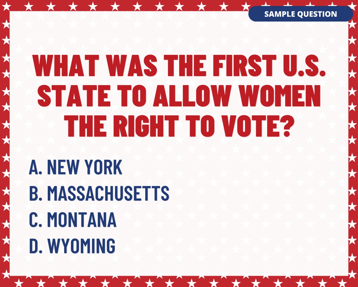 PATRIOTIC TRIVIA Printable Game 4 Rounds & 40 Questions Labor Day Games ...