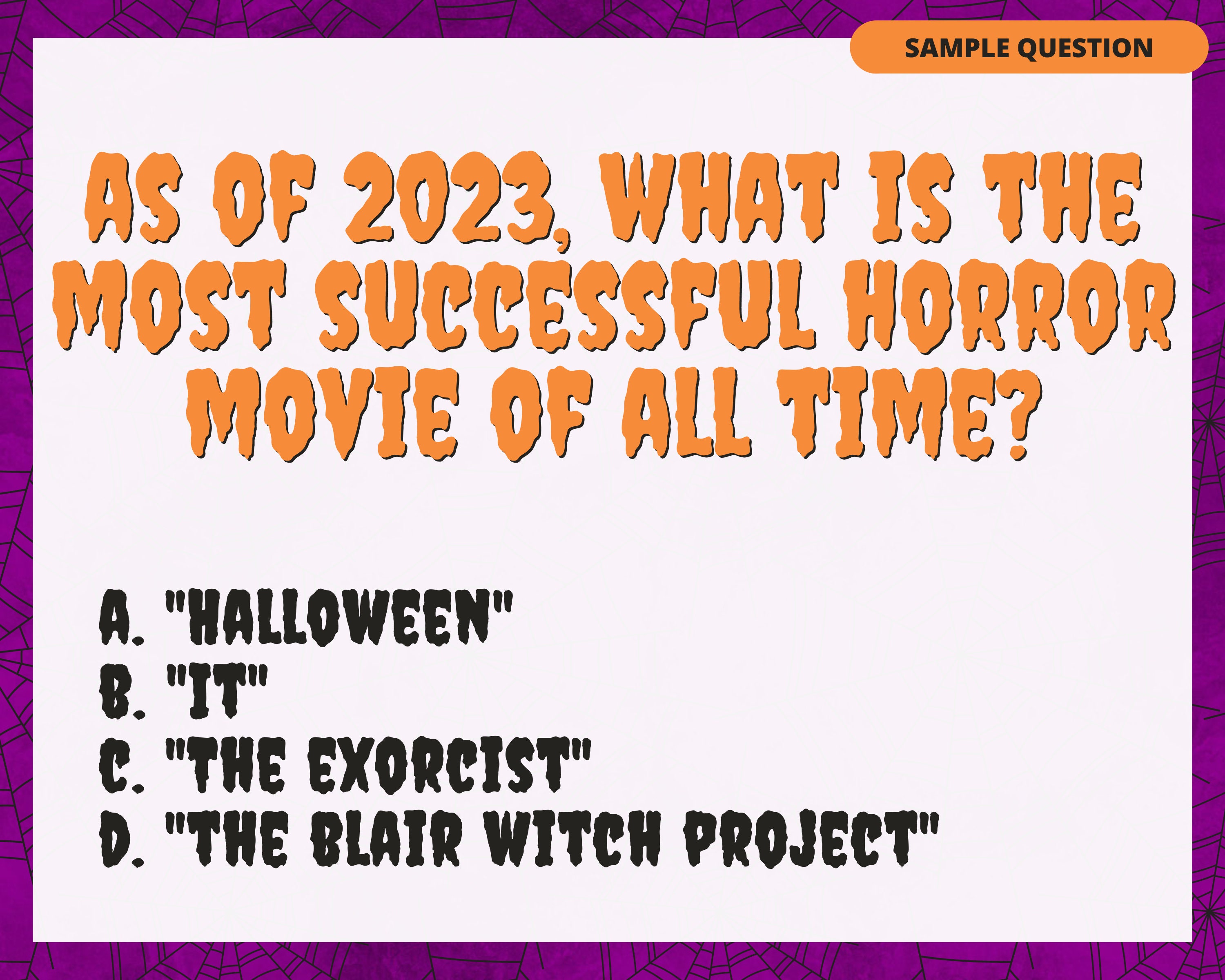 HALLOWEEN TRIVIA | Printable Game | 5 Rounds 50 Questions | Halloween ...