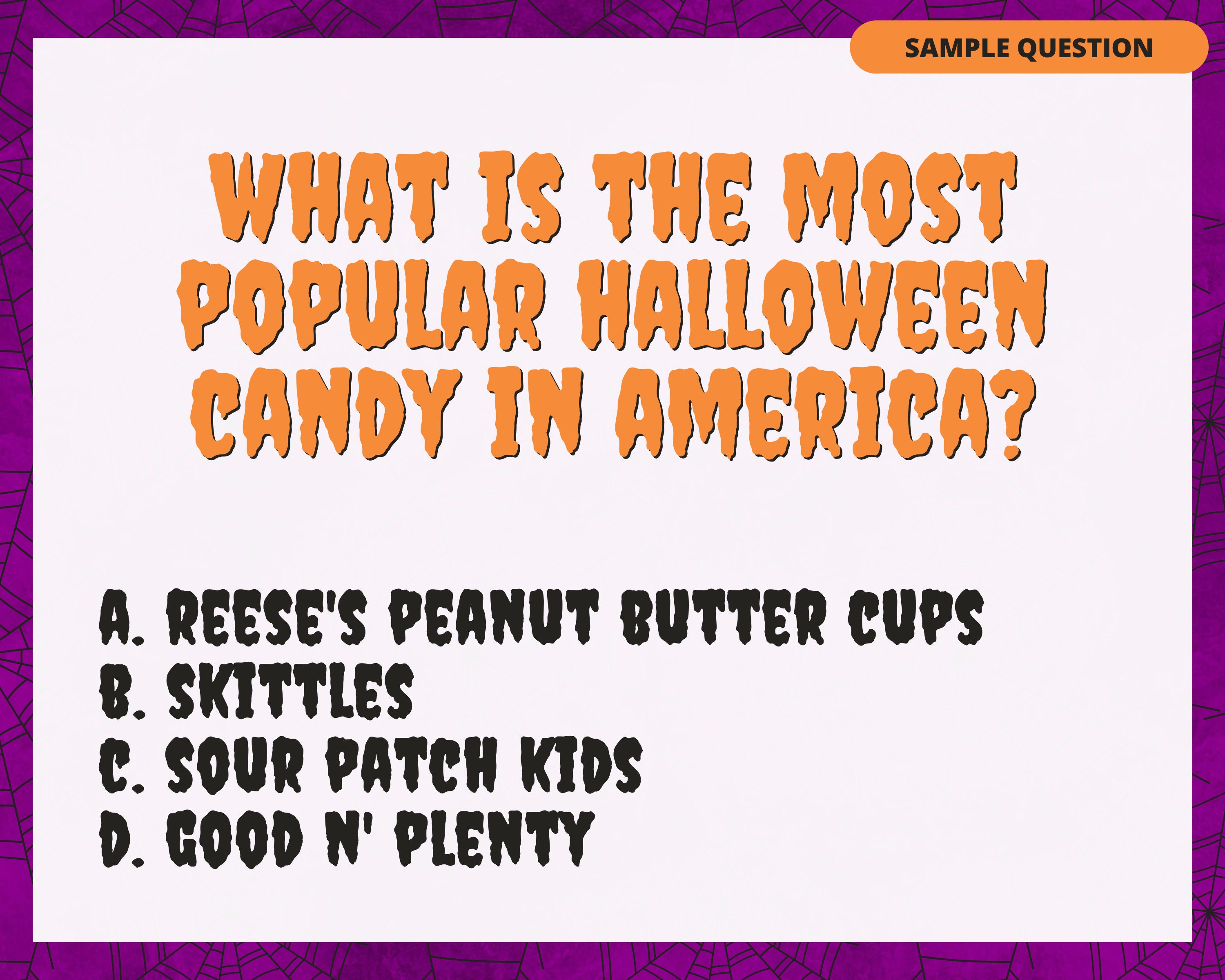 HALLOWEEN TRIVIA | Printable Game | 5 Rounds 50 Questions | Halloween ...