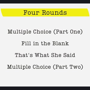 THE OFFICE TRIVIA Printable Game | 4 Rounds & 40 Questions | Instant ...
