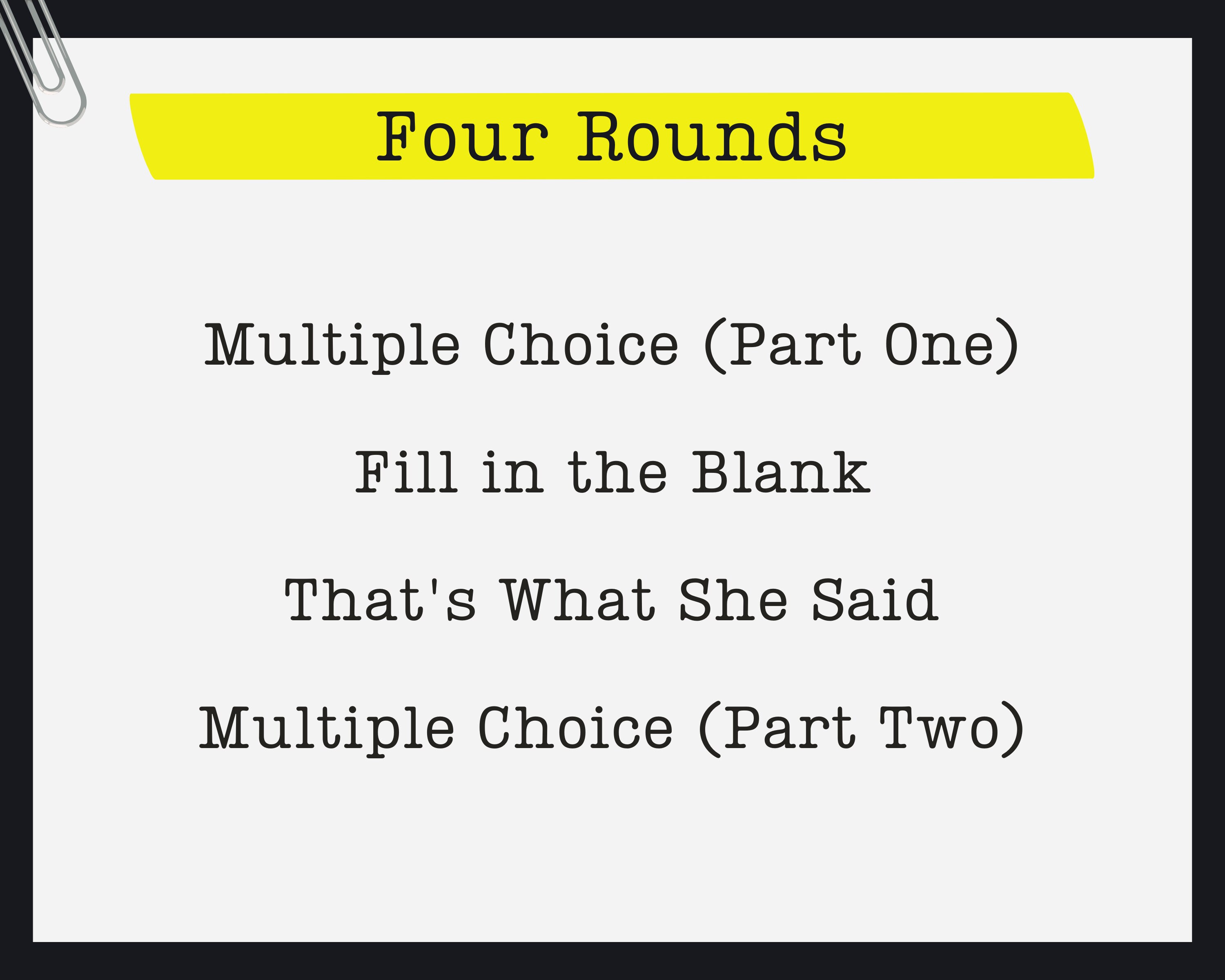 THE OFFICE TRIVIA Printable Game | 4 Rounds & 40 Questions | Instant ...