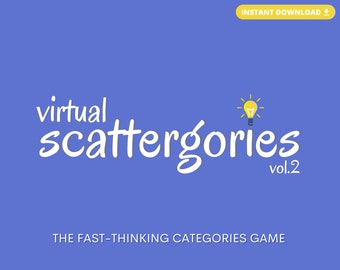 Virtual Zoom Game | Etsy