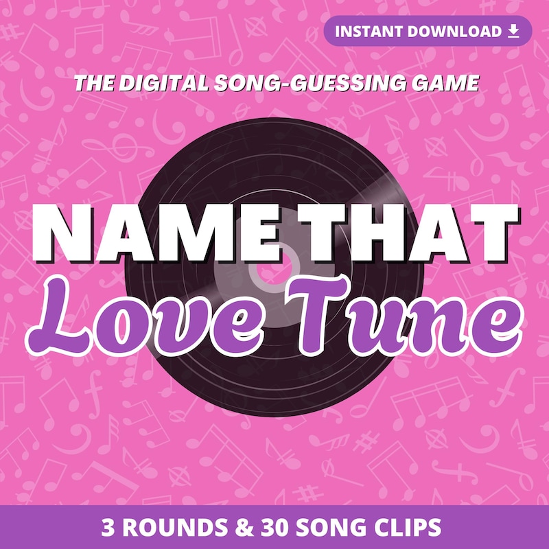 Valentine Music Song Quiz - Etsy