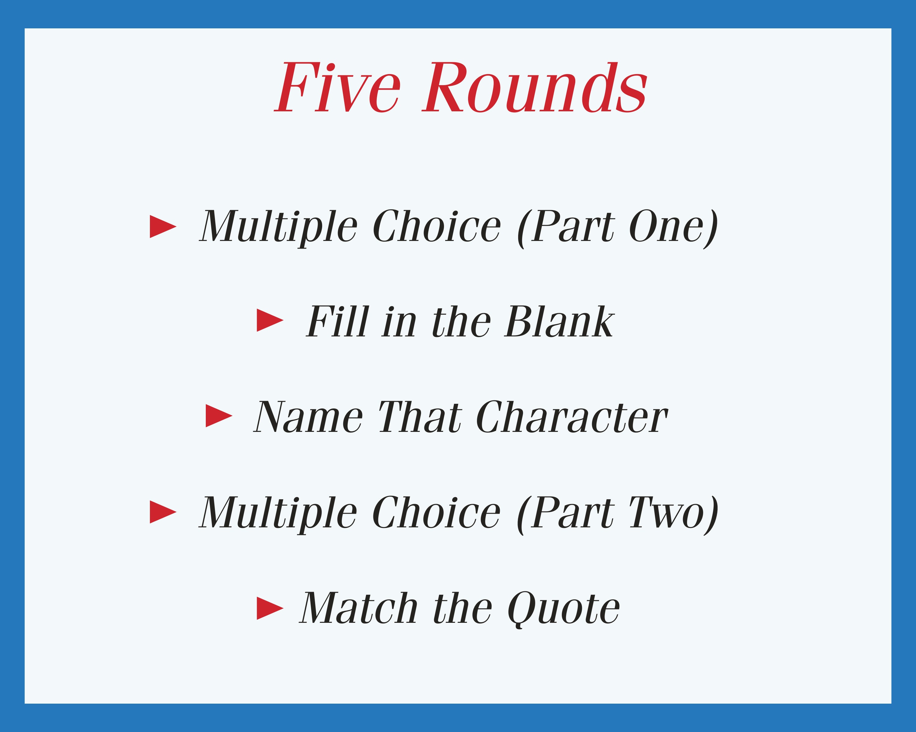 SEINFELD TRIVIA Printable Game | 5 Rounds & 50 Questions | Instant ...