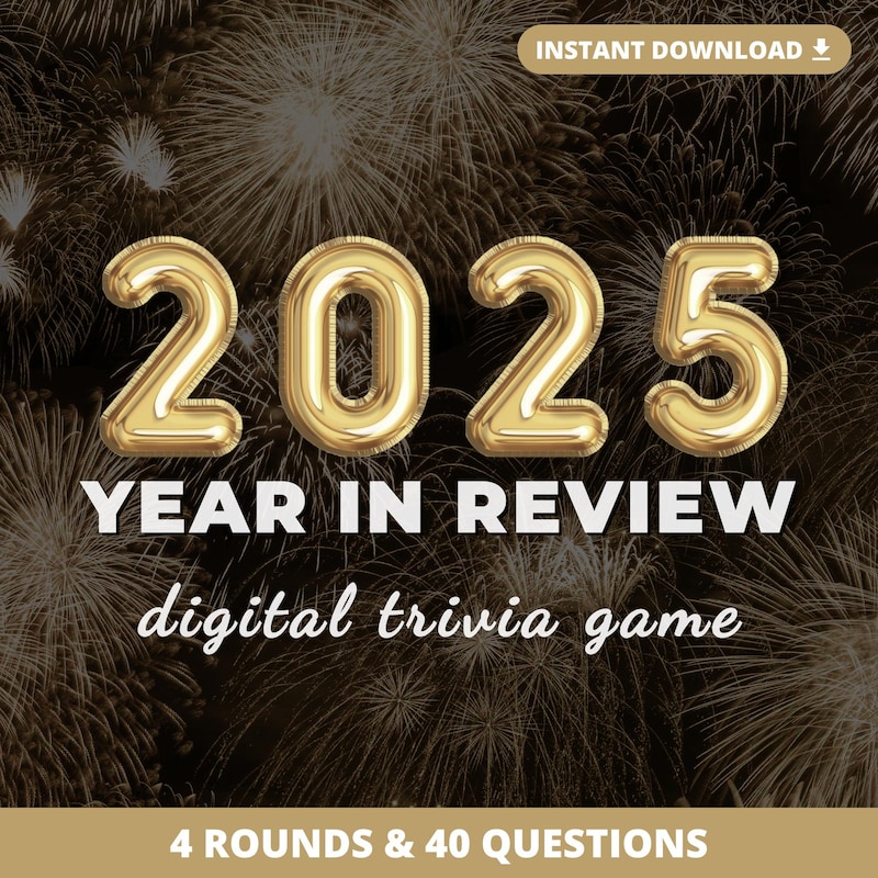 Digital Year End Review - Etsy