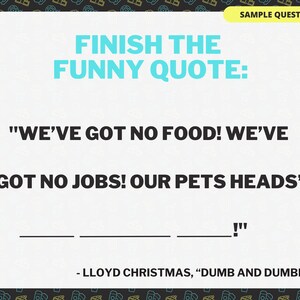 Comedy Movie Trivia Game: 70 Questions, 7 Rounds (PDF) - Etsy