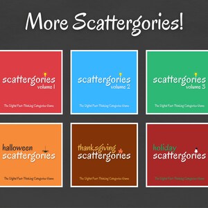 Scattergories Digital Party Game: 12 Rounds (instant Download) - Etsy