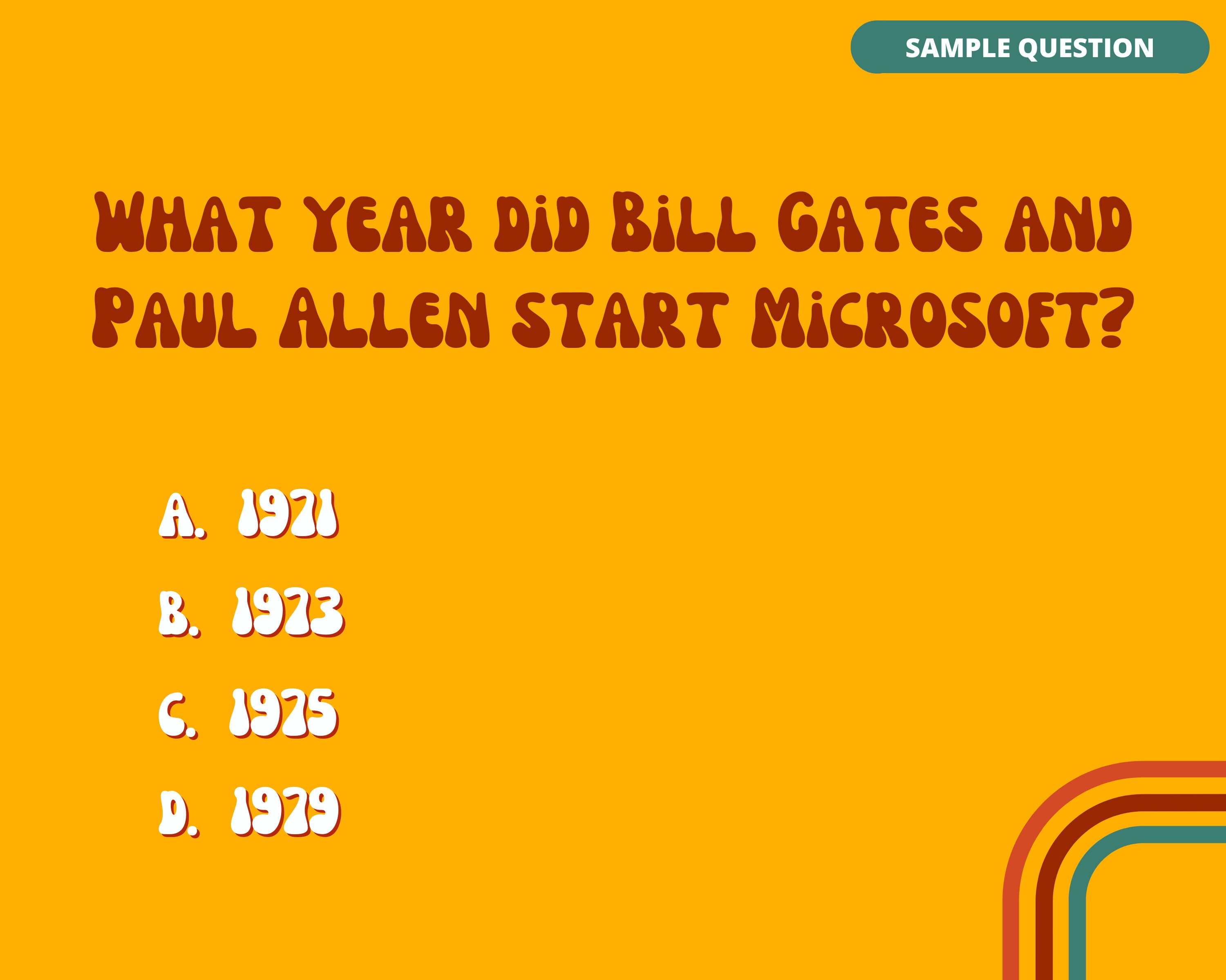 GROOVY 70'S TRIVIA Digital Game 7 Rounds & 70 Questions Perfect for ...